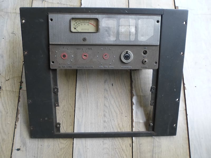 Vintage Ampex 601 Tube Preamp Studio Rack Mount Frame 1950's | Reverb