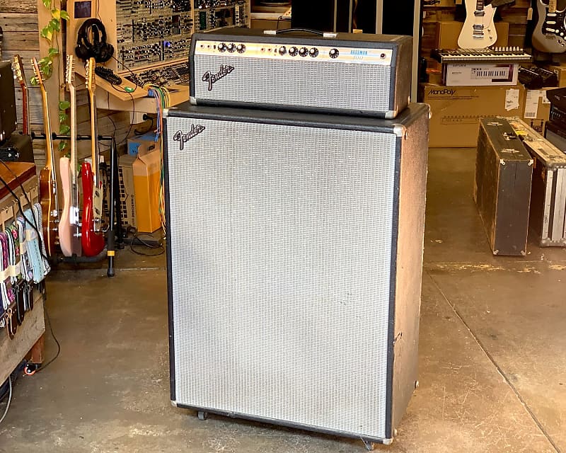 '76 Fender Bassman 100 w/ Matching Pyramid 4x12 | Reverb