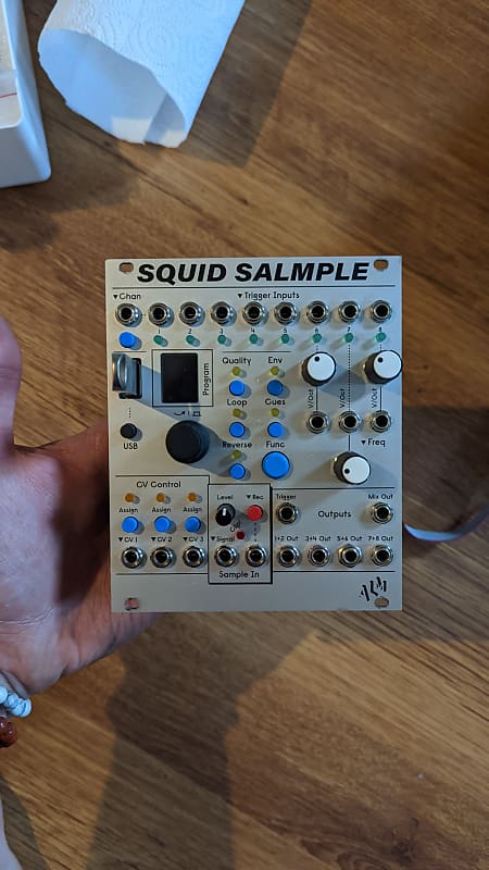 ALM/Busy Circuits Squid Salmple Silver | Reverb