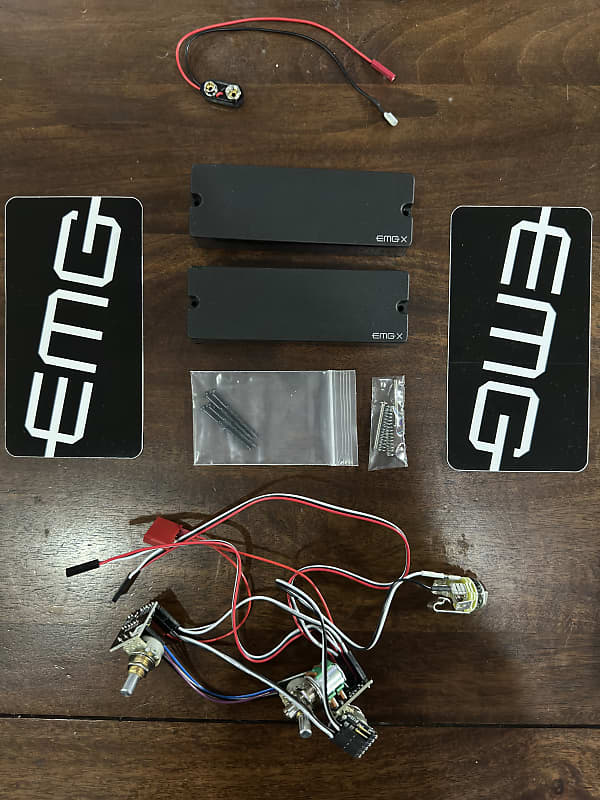 EMG 45-csx Pickup Pair (6 String, M5) and EMG 4 Knob Preamp | Reverb