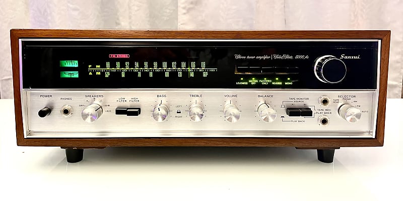 Vintage Sansui 5000a - AM/FM Stereo Tuner Amplifier (55 WPC) | Reverb