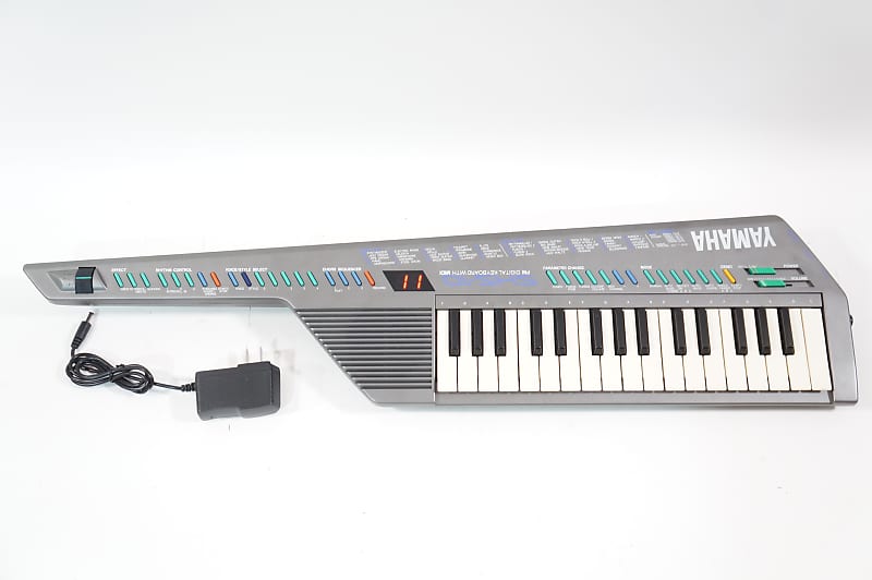 YAMAHA SHS-10 Silver FM Synthesizer Keyboard Shoulder | Reverb