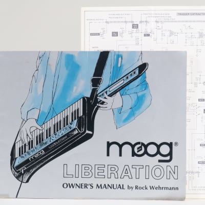 Moog Liberation owner's manual by Rock Wehrmann & | Reverb Australia