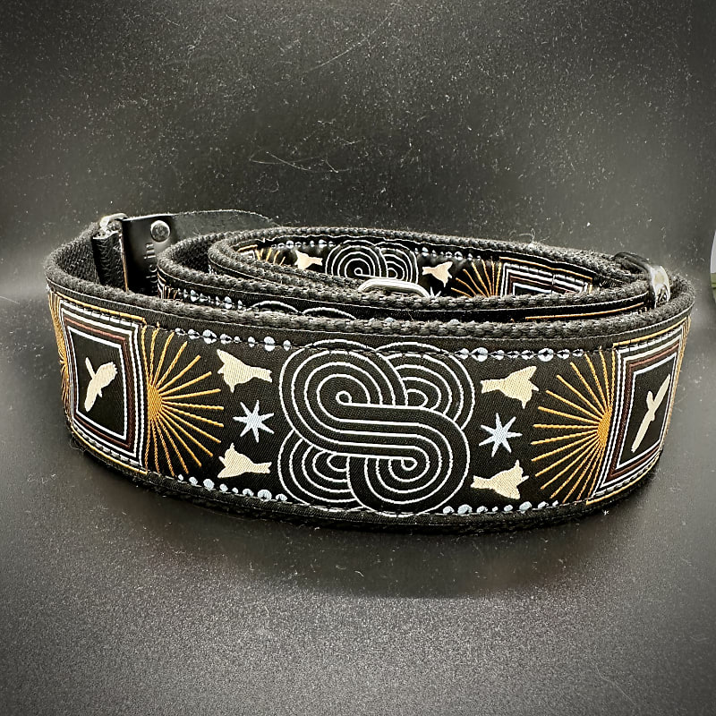 2” PRS Deluxe Retro Strap, Custom Jacquard, Beige Birds | Reverb