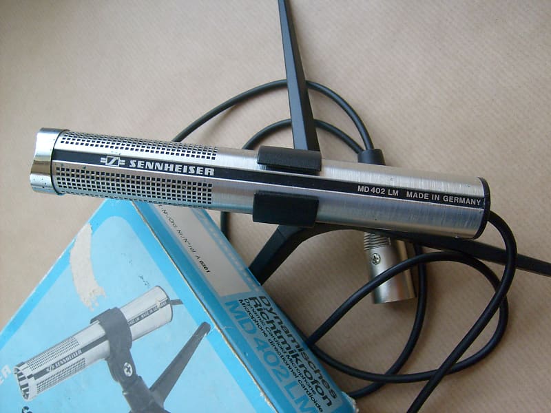 Microphone Sennheiser MD 402 LM Vintage New XLR | Reverb