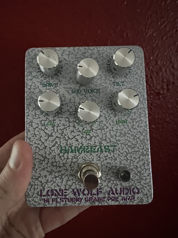 Lone Wolf Audio Hambeast Hammered silver | Reverb