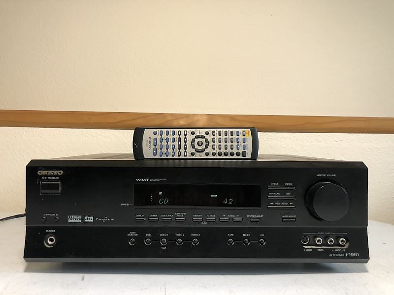 Onkyo HT-R500 Receiver 5.1 Channel HiFi Stereo AM/FM Tuner | Reverb