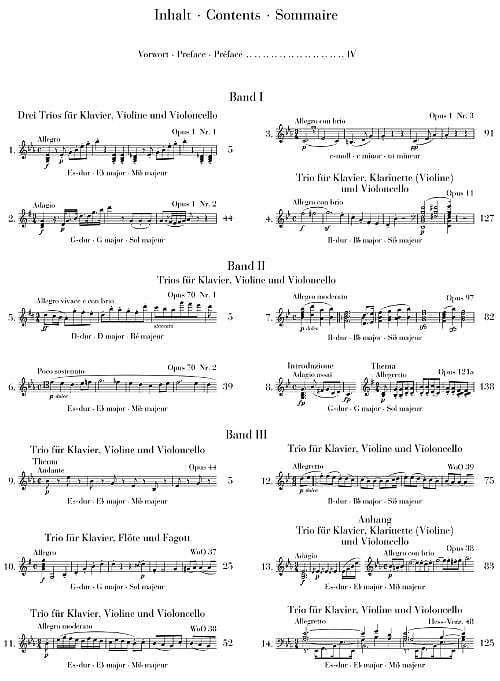 Ludwig Van Beethoven Piano Trios Volume I National Federation | Reverb