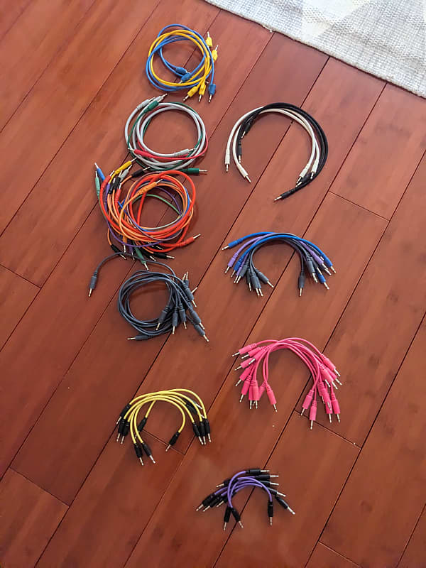 65 Eurorack Patch Cables Various | Reverb
