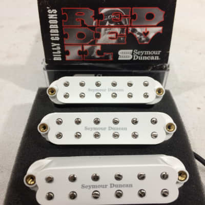 Seymour Duncan Billy Gibbons Red Devil White Pickup Set | Reverb