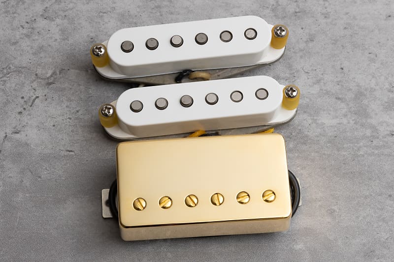 Tonerider Birmingham HSS Pickup Set Gold cover/Left handed | Reverb