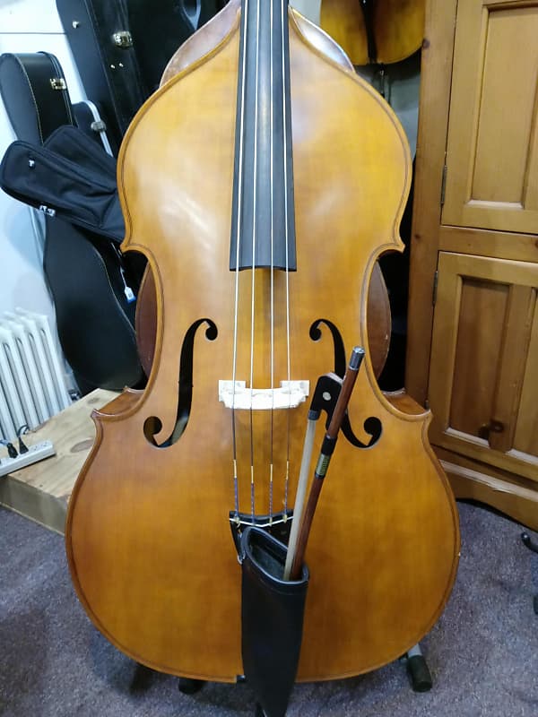 Tuscan 3/4 Upright Bass with Fennec Bow and Padded Bag | Reverb