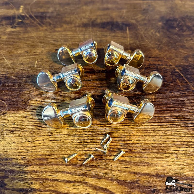 Grover 3x3 10mm Tuners (2020s - Gold) | Reverb