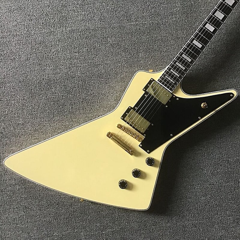 Custom Explorer Style Guitar, Maple Neck and Rosewood | Reverb