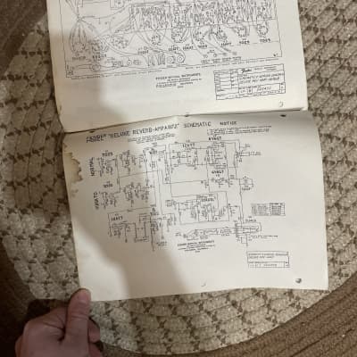 Fender Deluxe Reverb schematics and layout | Reverb