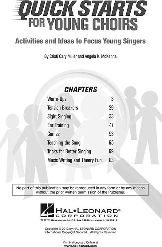 Quick Starts for Young Choirs - Activities and Ideas to Focus | Reverb