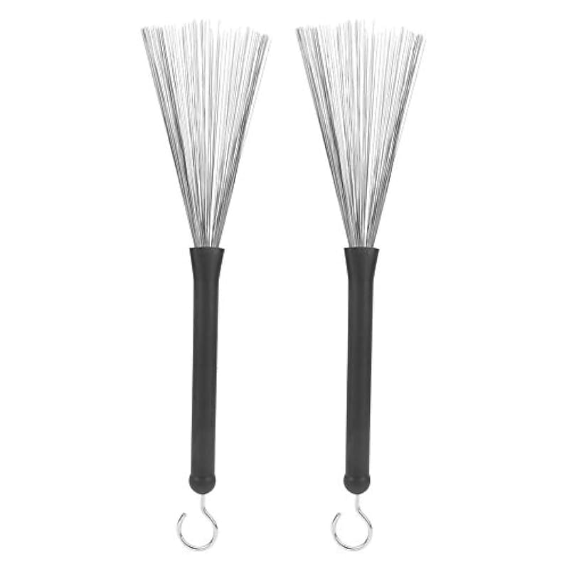2 Pcs Drum Brushes, 1 Pair Retractable Drum Wire Brushes Drum | Reverb