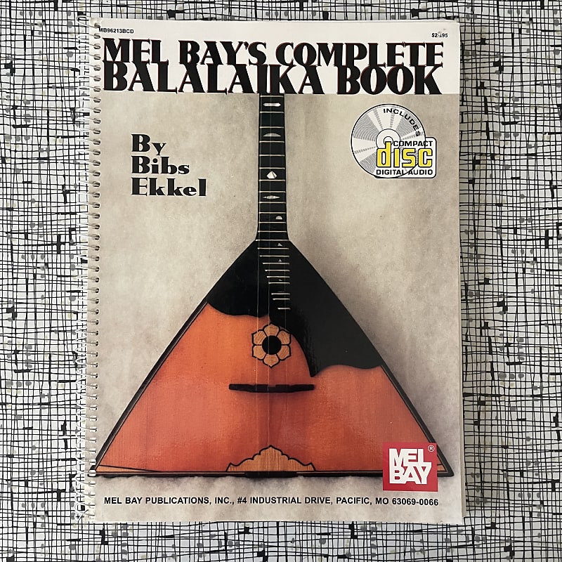 Mel Bay Complete Balalaika Book with CD Spiral Bound by Bins | Reverb