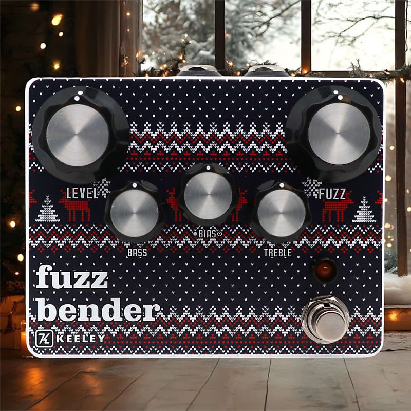Keeley Fuzz Bender Hybrid Fuzz Pedal IN AN UGLY XMAS SWEATER! | Reverb