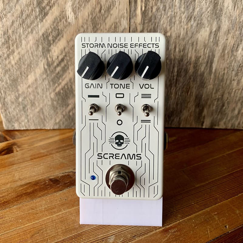 Screams - Storm Noise Effects Matte White Tube Screamer Clone | Reverb
