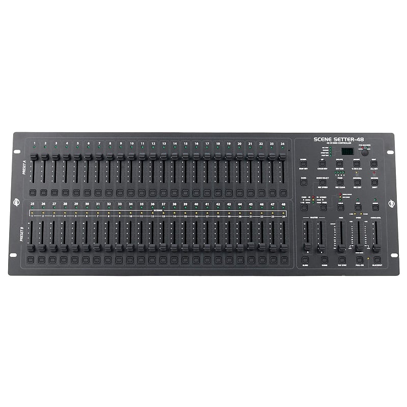 ADJ Products SCENE-SETTER 48, Channel DMX Dimming Controller, | Reverb