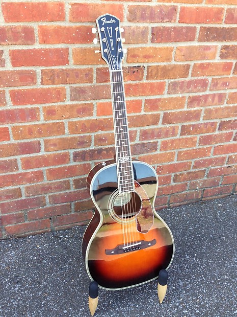 Fender Ron Emory Loyalty Parlor Sunburst | Reverb