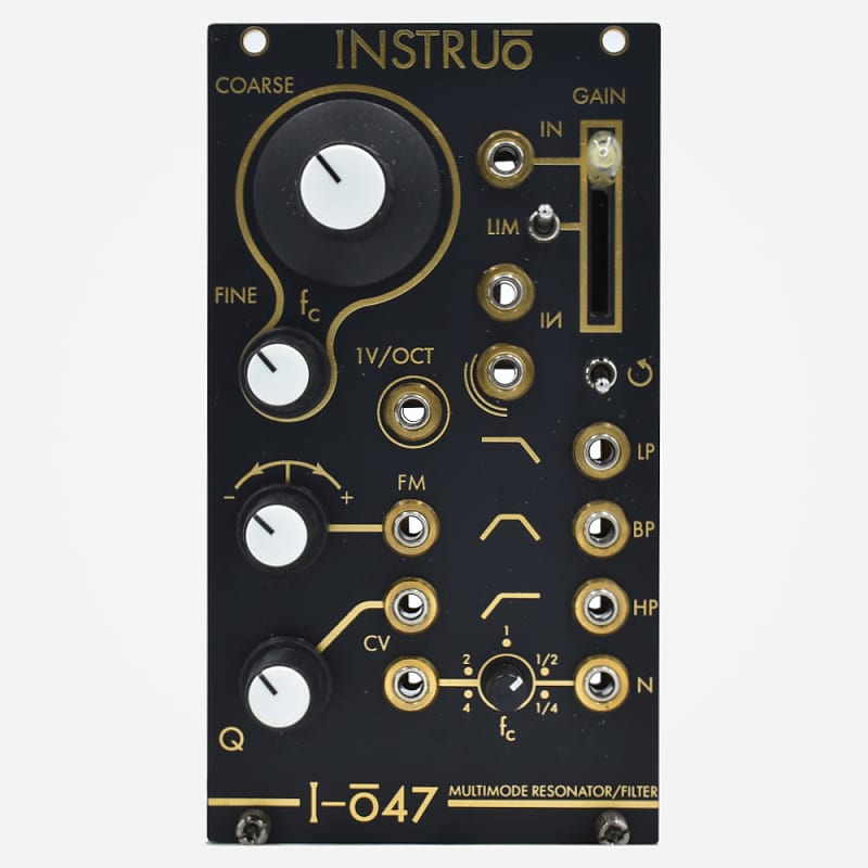 Instruo I-o47 VCF Multimode Eurorack Filter VCA and | Reverb