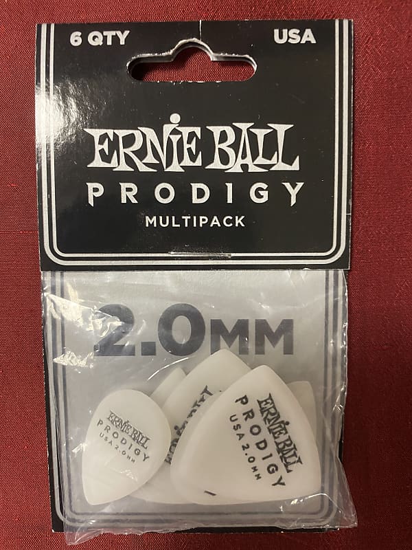 Ernie Ball Prodigy 2mm delrin guitar pick multipack | Reverb UK