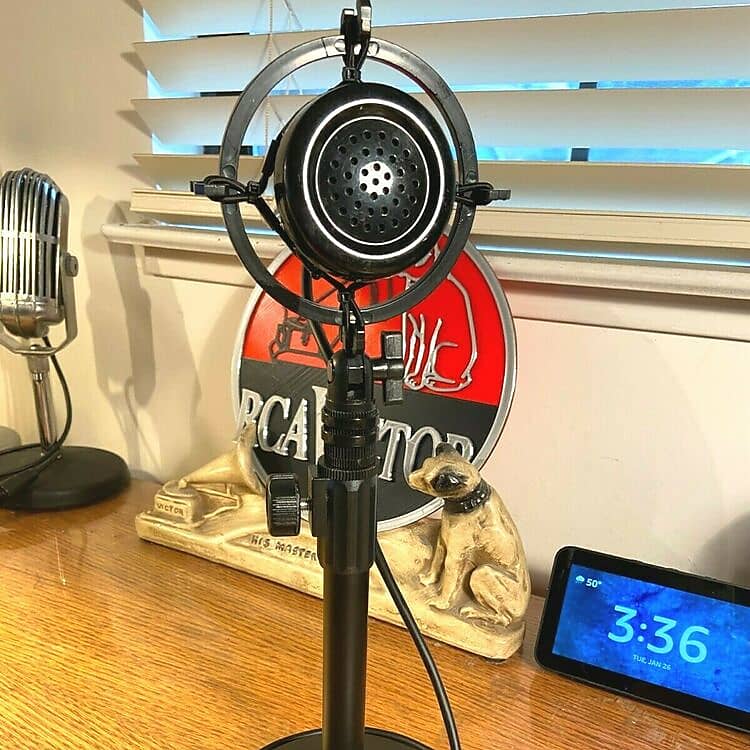 1940's Military Dynamic Ring Microphone-working - complete | Reverb