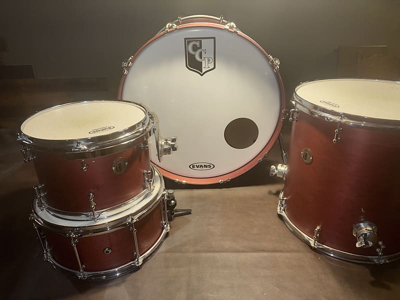 Chicago Custom Percussion Three Piece Plus Snare 2014 Merlot | Reverb