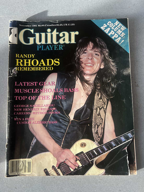 Guitar Player Randy Rhoads Tribute Edition 1982 Black | Reverb