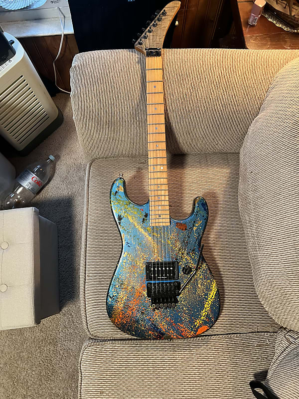 Charvel Model 2 1987-1988 - Splatter Paint | Reverb