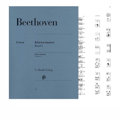 Beethoven Piano Sonatas Volume I Sheet Music – Henle Urtext | Reverb
