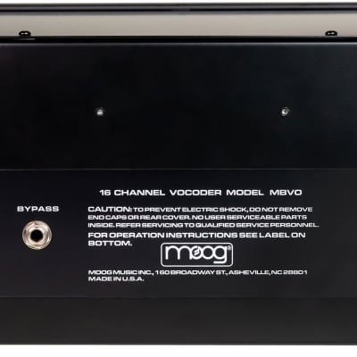Moog 16 Channel Vocoder | Reverb