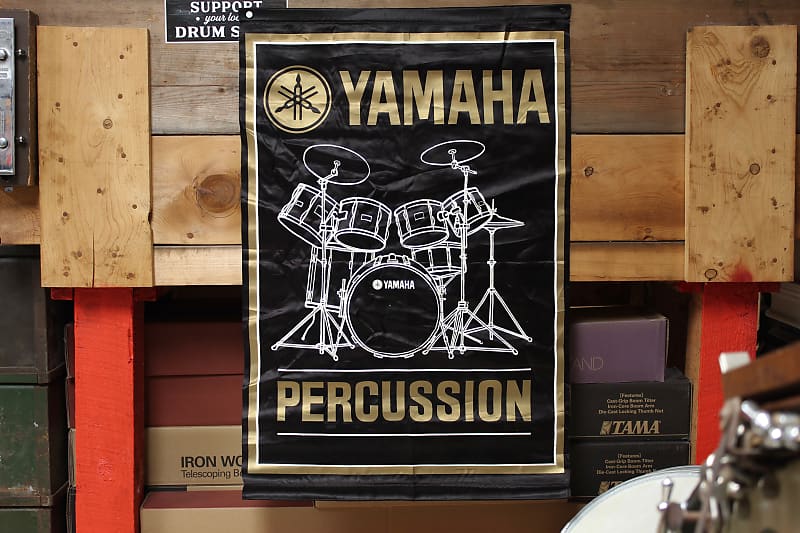 Vintage Yamaha Drums Banner | Reverb
