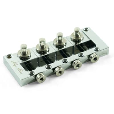 Ray Ross Saddle-Less 4 String Bass Bridge Chrome | Reverb