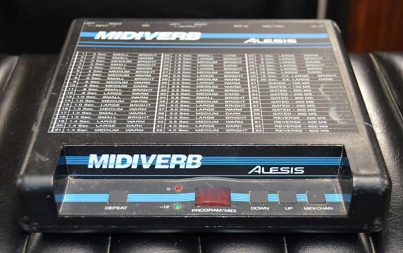 Alesis MidiVerb Reverb Effects Unit (A) w/ Power Supply – | Reverb