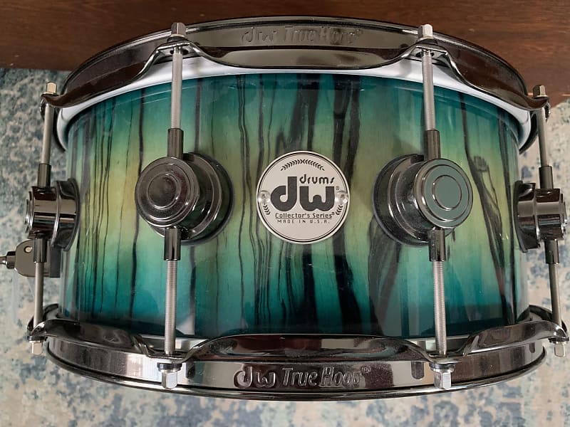 DW Collector Series Exotic Royal Ebony Snare Drum | Reverb