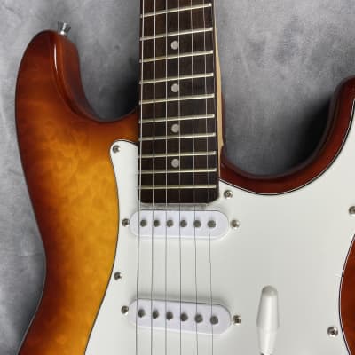 Mascardo Quilt Top Strat Style Rare Guitar! | Reverb UK