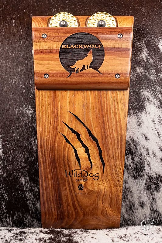 Wild Dog Blackwolf Stomp Box with Jingles - 851024 | Reverb