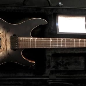 Acacia USA Custom Romulus Modern 6 Buckeye Burl Black Burst | Reverb