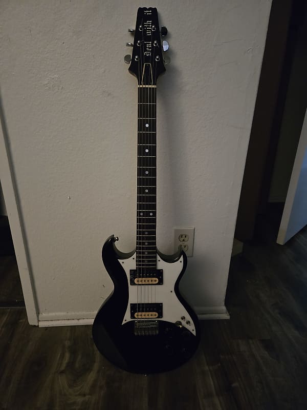 Aria Pro II Cardinal Series CS-350 1981 - Black PUNK ROCK! | Reverb