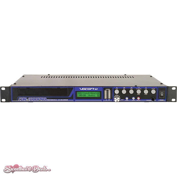 VocoPro CDR-1000 PRO Professional Single Rack CD Recorder | Reverb