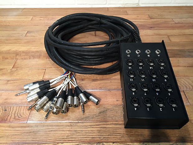 Livewire advantage 16x4 16 channel 4 send 50' snake cable | Reverb