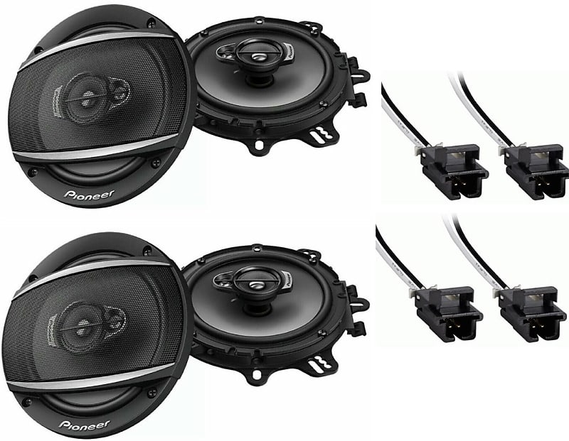 4 Pioneer TS-A1680F 6.5" 350-Watt 4Way Speakers + 72-4568 | Reverb