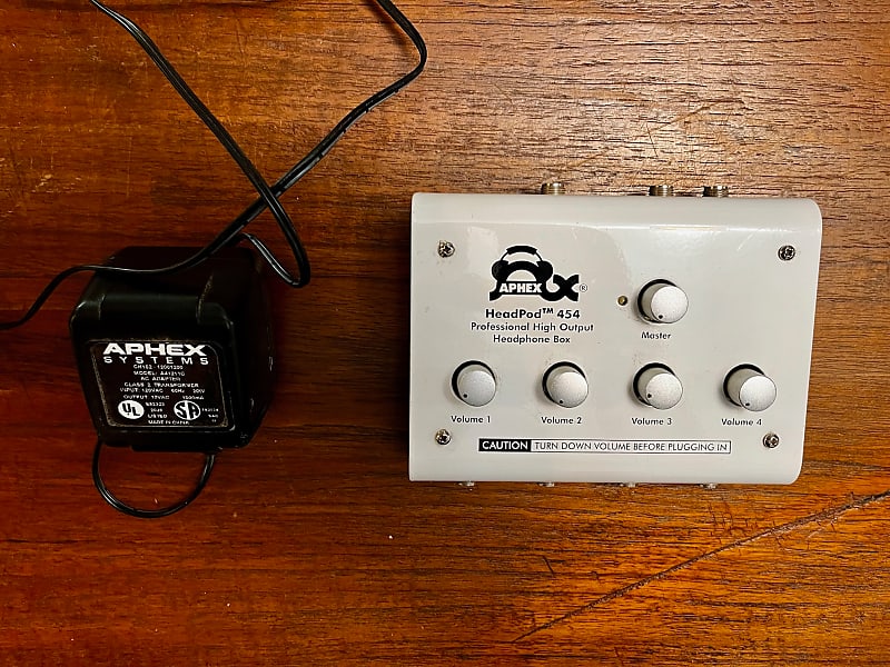 Aphex HeadPod 454 4-channel Headphone Amplifier 2000s - steel | Reverb