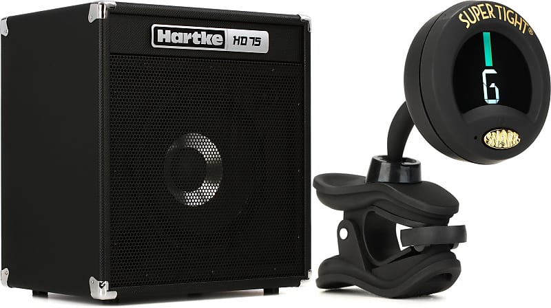 Hartke HD75 1x12" 75-watt Bass Combo Amp Bundle with Snark | Reverb