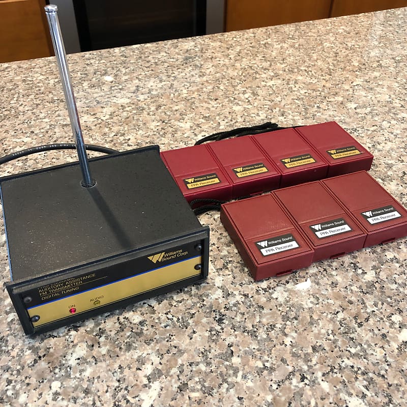 Vintage Williams Sound Corp. FM Transmitter and Receivers, | Reverb