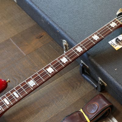 Spector Euro 4 LX 4-String Electric Bass Guitar Trans Red + | Reverb