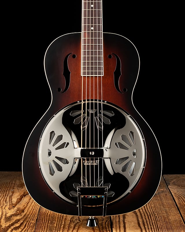 Gretsch G9220 Bobtail Round-Neck Resonator - 2-Color Sunburst | Reverb
